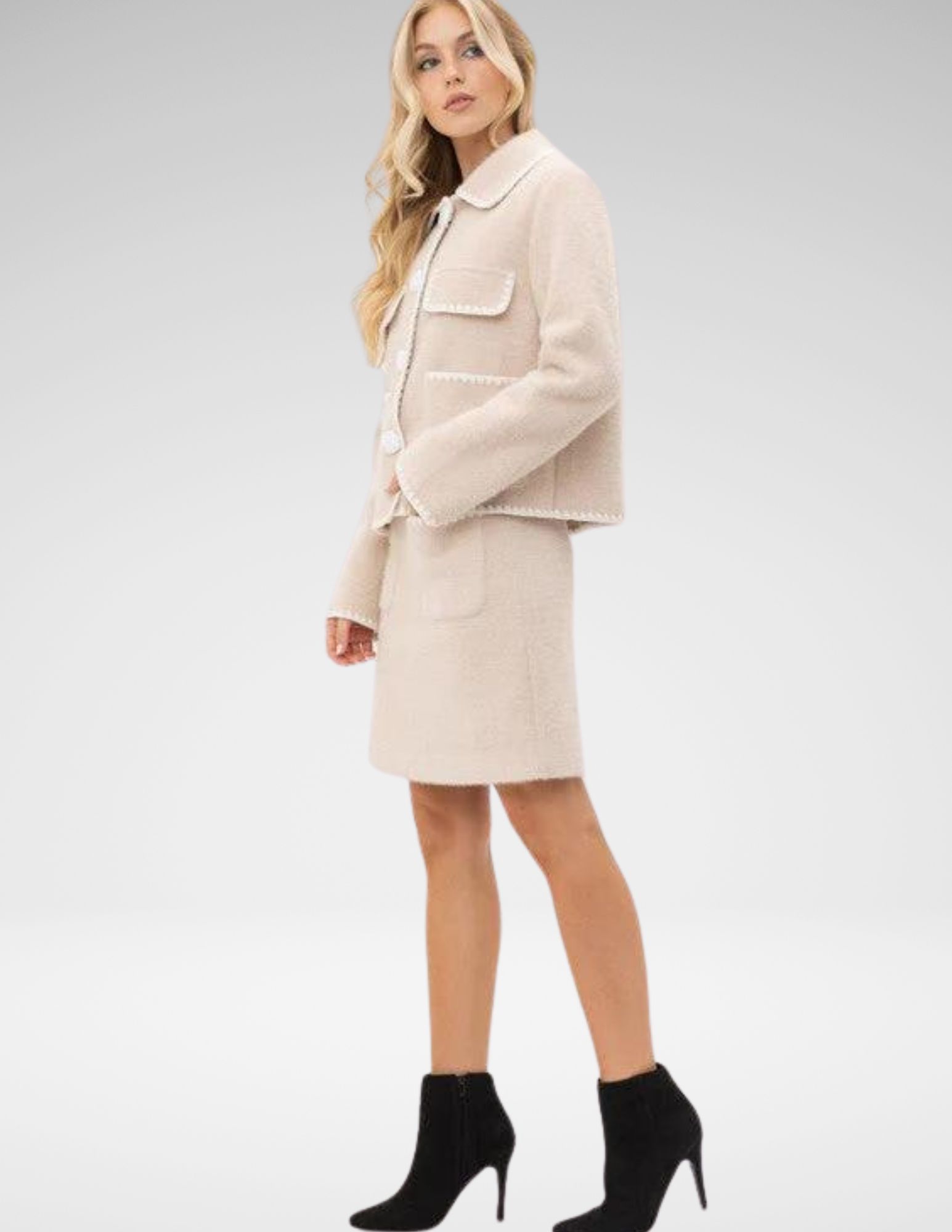 Set de Lana Arena – Mell Showroom